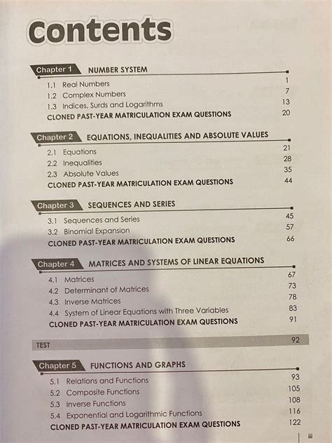 Mathematics For Matriculation Sem Science Matrikulasi Hobbies Toys Books Magazines