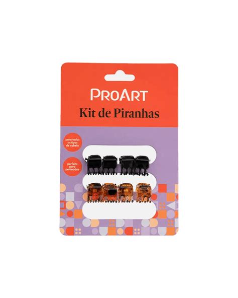 Kit Proart Piranhas De Cabelo 8 Uni Sortidos Ikesaki