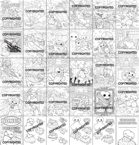 The Big Adventures Of Tiny Dick Adult Coloring Book 30 Pages