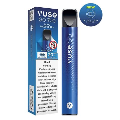 Buy Online Vuse Go Blue Raspberry 20mgml 700 Puffs Aed 45 Adah