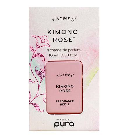Thymes Pura Smart Home Plug In Diffuser Refill Kimono Rose 033 Fl Oz