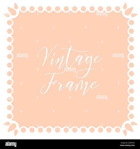 Frame Border Line Page Vector Vintage Simple Stock Vector Image Art