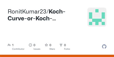 Github Ronitkumar23koch Curve Or Koch Snowflake