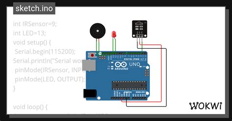 Ir Sensor 2212010 Wokwi Esp32 Stm32 Arduino Simulator