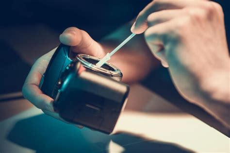 Premium Photo Digital Camera Sensor Cleaning