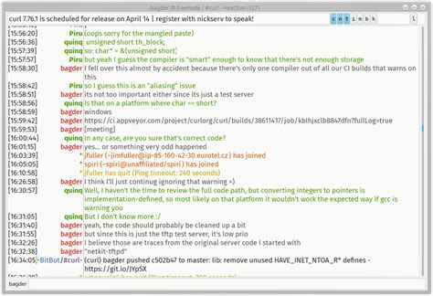 Curl Chat With Curl People