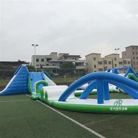 Inflatable Floating Water Park Obstacle Course The Large Water Park