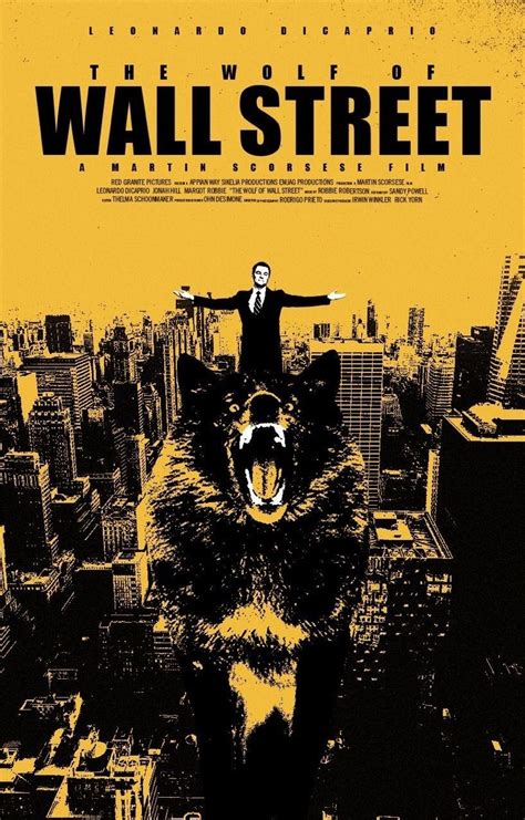 Wolf Of Wall Street Movie Poster
