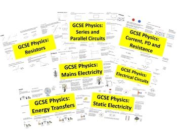 Electricity GCSE Lesson Powerpoints Complete Collection By KSephton3