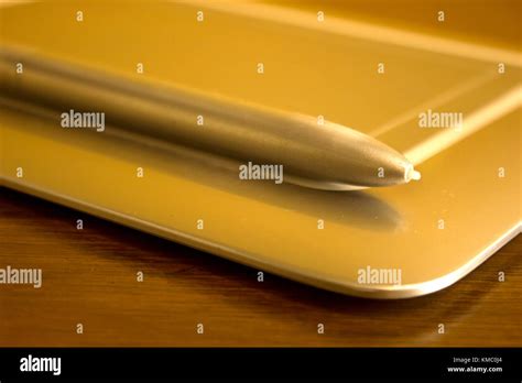 Horizontal Photo Of The Tip Of A Pen Tablet Stock Photo Alamy