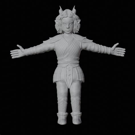 Doric The Druid Miniature 3d Model 3d Printable Cgtrader