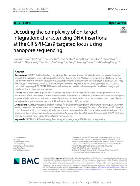 pdf decoding the complexity of on target integration characterizing
