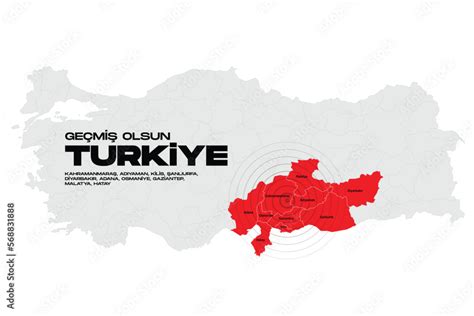 Turkey Kahramanmaraş Earthquake Central Fault Line Affected Cities