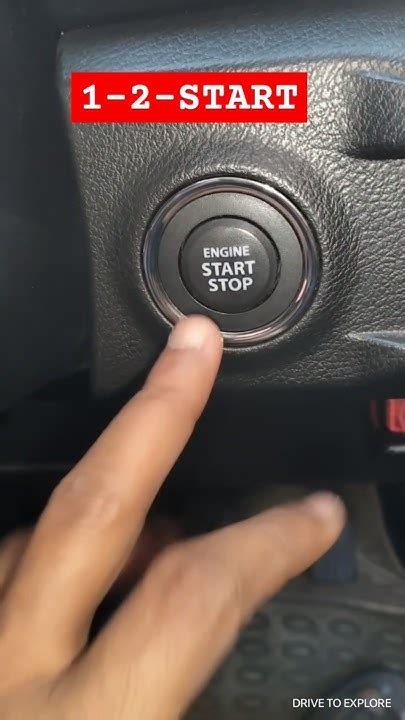 1 2 Start I Push Start Engine Correct Technique I Wrong