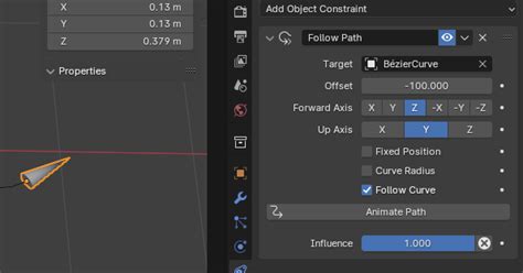 How To Make The Object Align Automatically According To Spline Curvature Modeling Blender