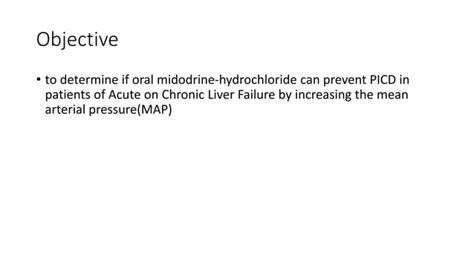 Midodrine Vs Albumin To Prevent Paracentesis Induced Circulatory