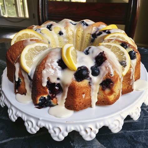 How To Make A Moist Lemon Blueberry Pound Cake Recipes Top Secret