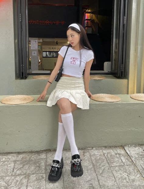 Skirt With Knee High Socks