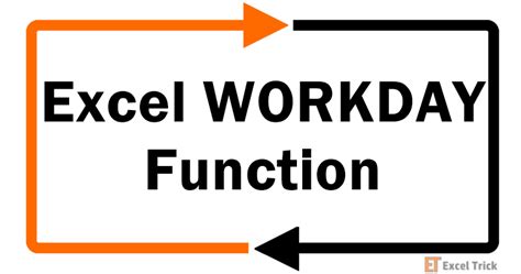 excel workday function how to use