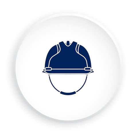 Premium Vector Construction Helmet Icon In Neomorphism Style For