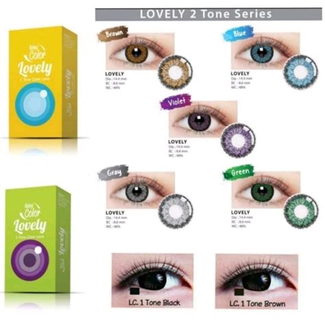 Jual Softlens Living Colour Lovely By Iris Lab Normal Shopee Indonesia