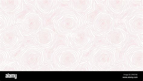 Seamless Hand Drawn Topographic Map Contour Lines Pattern In Pastel