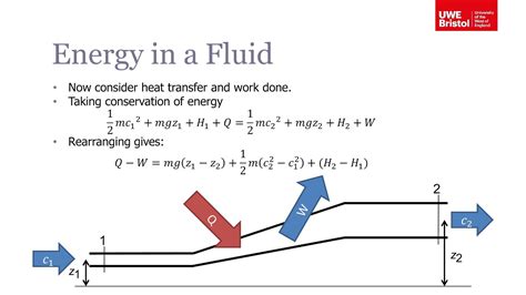 Conservation Of Energy Equation Heat Transfer