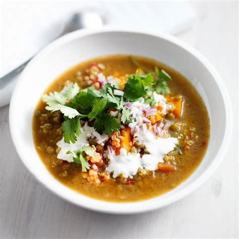 ZTRDG Recept Linzensoep Soep Recept Makkelijk Zoete Aardappel