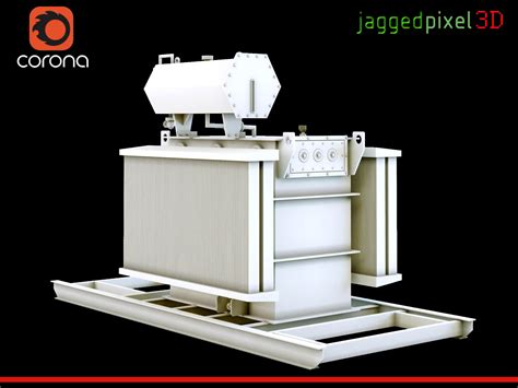 Electrical Transformer Mini Substation By Reliable Transformers 3d