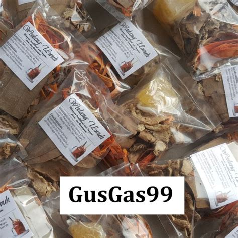 Wedang Uwuh Imogiri Gula Batu Kapulaga Jahe Merah Jahe Emprit Kering