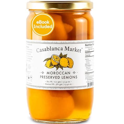 CASABLANCA MARKET Moroccan Preserved Lemons Authentic Moroccan