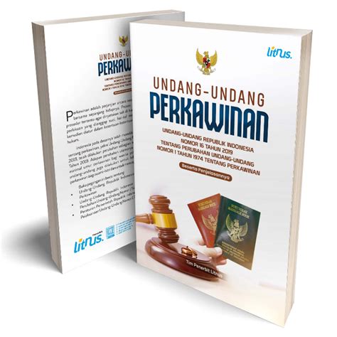 Jual Undang Undang Perkawinan Uu Republik Indonesia Nomor 16 Tahun