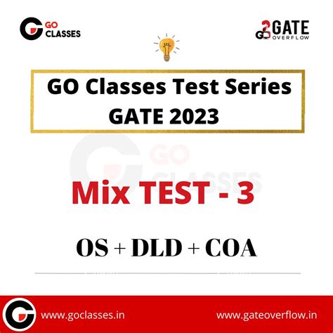 Go Classes On Linkedin Gate2023 Gateexam Gateoverflow Mocktest Operatingsystem Digitallogic