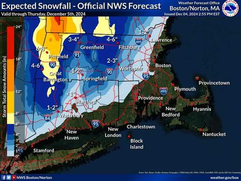 Brand New Snowfall Projections Released These Areas In Ct Will See