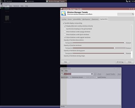 Linux How Can I Make Windows Stay Opaque When Inactive Unix