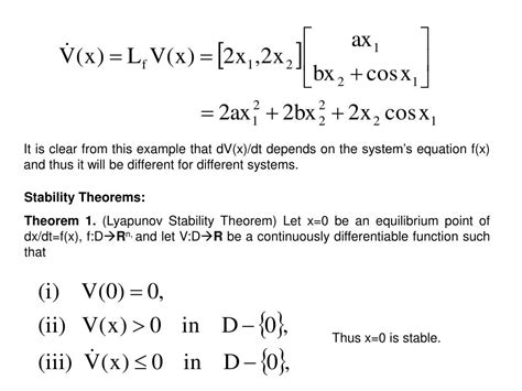 Ppt Slotine And Li Applied Nonlinear Control Powerpoint Presentation Id 3217565