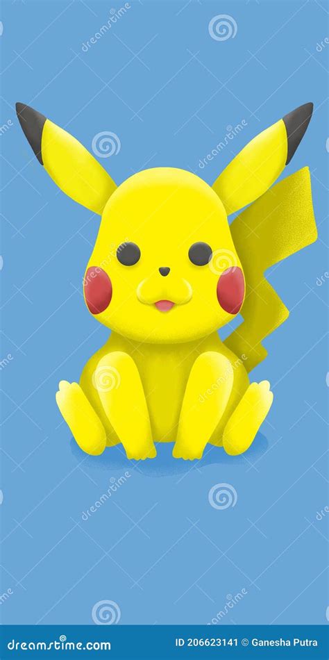 Cute Pikachu Pokemon Flat Design Editorial Photo Image Of Pikachu