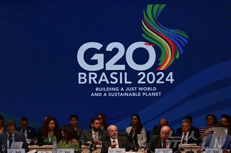 포토 굶주림과 빈곤 대처 연대 G20회의룰라 연설 뉴스1