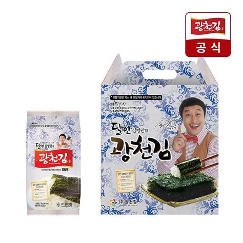 광천김 51 파래 식탁김 12봉 고급 선물세트 10호 홈플러스 택배배송