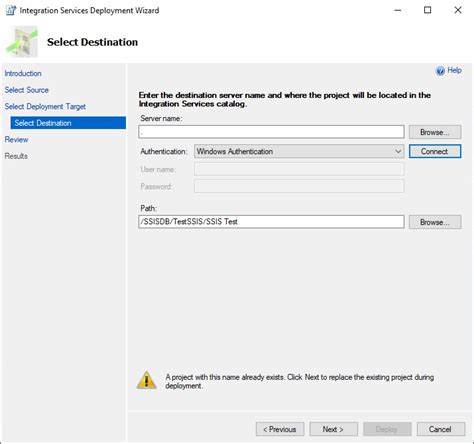 Ssis Project Deployment To Ssisdb Catalog