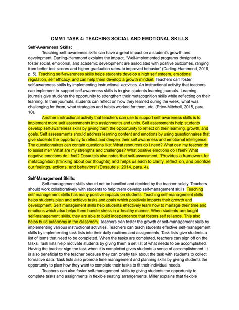 Omm1 Task 4 Revisions Task 4 Passed Omm1 Task 4 Teaching Social