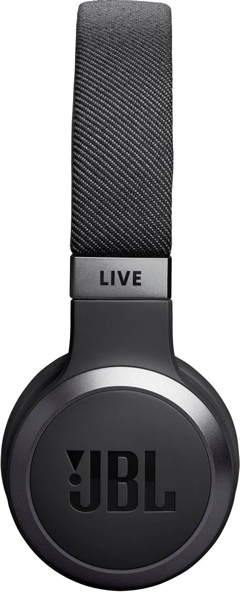 JBL Wireless On Ear Headphones With True Adaptive Noise Cancelling Black Sansujyuku