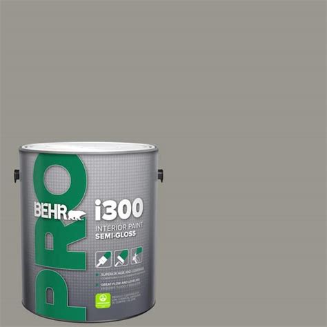 Behr Pro 1 Gal N360 4 Battleship Gray Semi Gloss Interior Paint