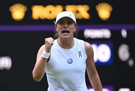 テニス＝シフィオンテク、大逆転勝利で準々決勝へ ウィンブルドン