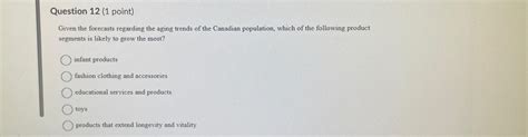 solved question 12 1 ﻿point given the forecasts regarding