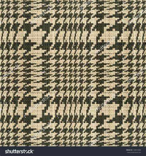 Abstract Houndstooth Check Fabric Texture Seamless Pattern Vector