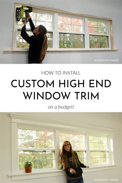 How To DIY Window Trim Custom High End Finishes On A BUDGET In 2024