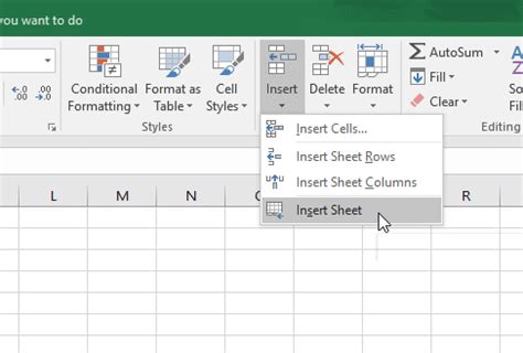 How To Make A Worksheet In Excel Insert Delete And Rename