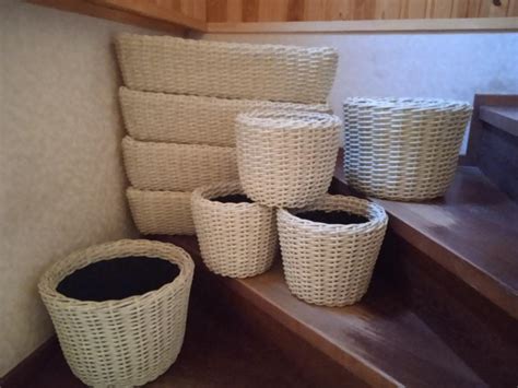 Кашпо із полі ротанга — ціна 300 грн у каталозі Кашпо Купити товари для дому та побуту за