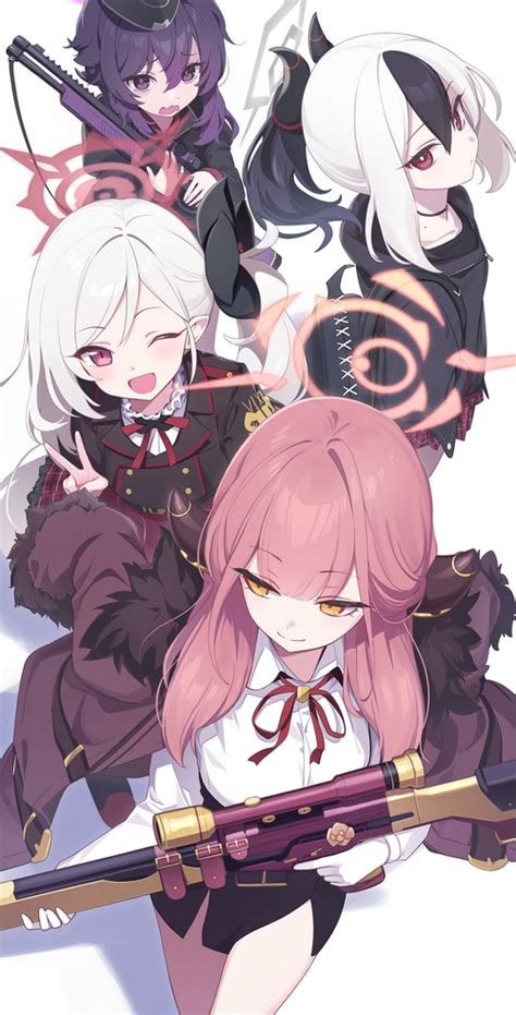 Asagi Mutsuki Uniform Igusa Haruka One Eye Closed Smiling Peace